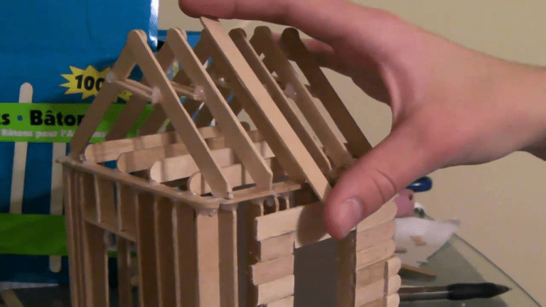 How To Build A Popsicle Stick House Roofing Part 1: A Beginner’s Guide ...
